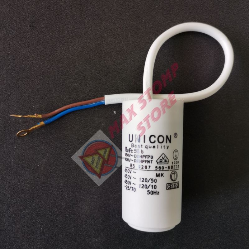 12 Uf 450 V Ac ตัวเก็บประจุมอเตอร์ไดรฟ์ทรงกลม - maxstompstore.th - ThaiPick