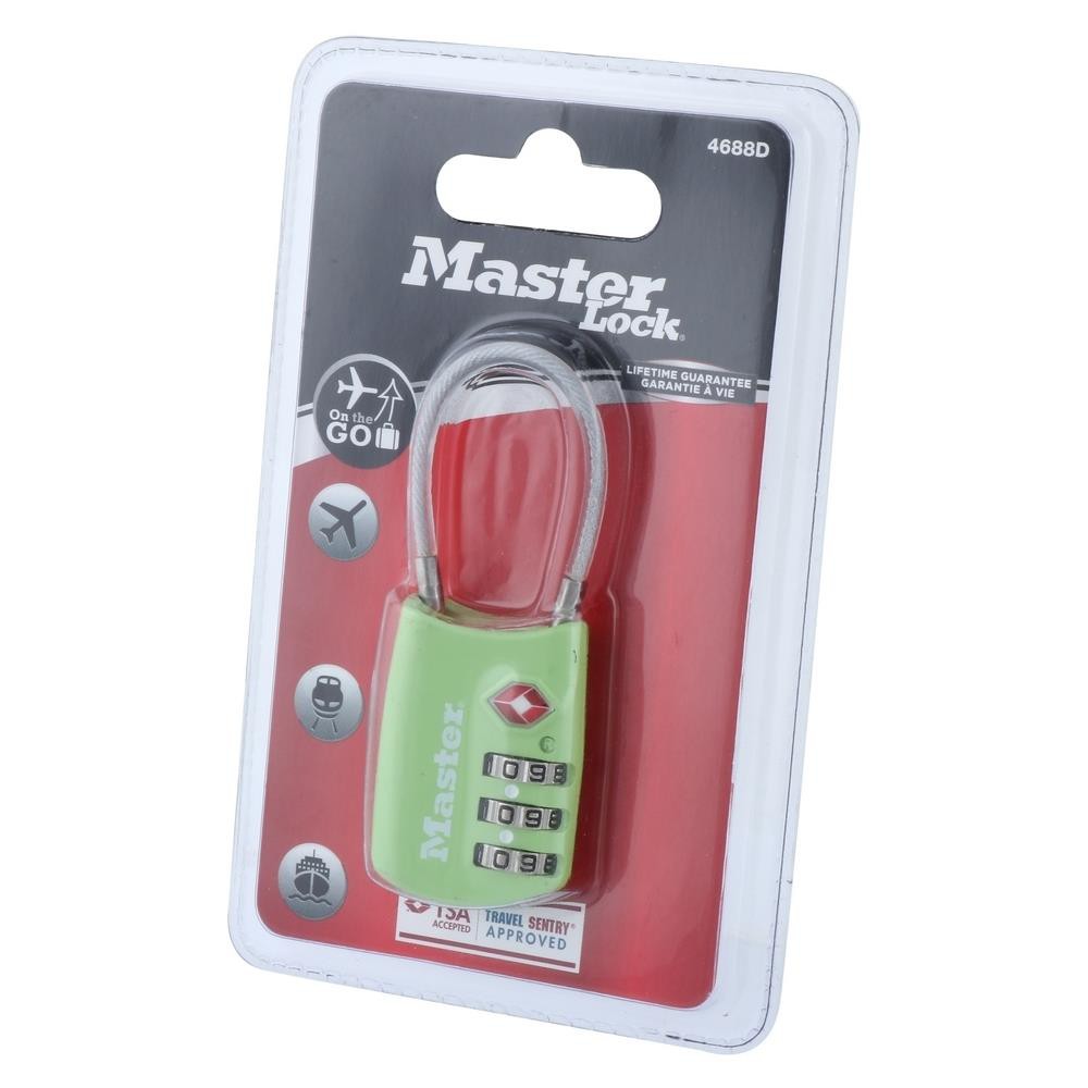 กุญแจรหัส MASTER LOCK 4688EURD 30 MM (คละสี) COMBINATION PADLOCK MASTER LOCK 4688EURD 30MM MIXED ...