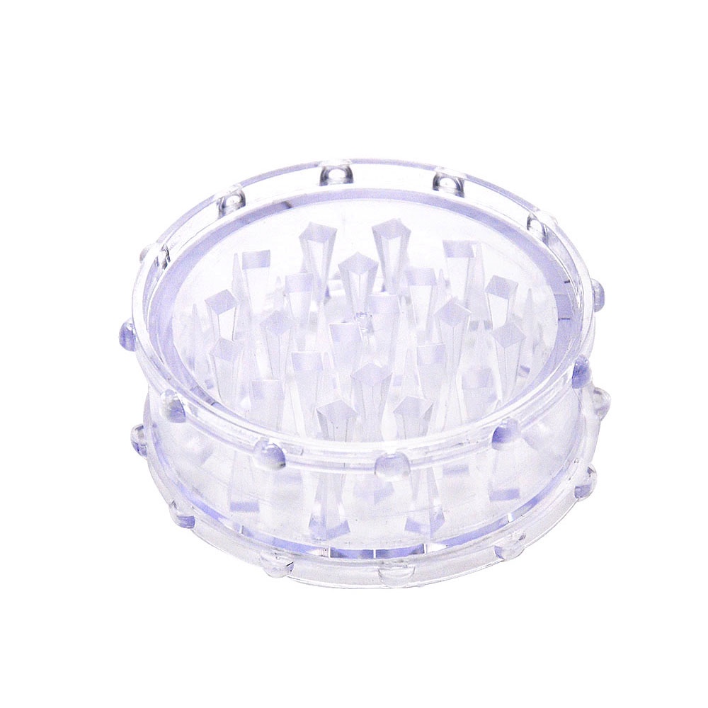 Big Size 75MM Size 2-Part Sharp Plastic Herb Grinder | Shopee Thailand