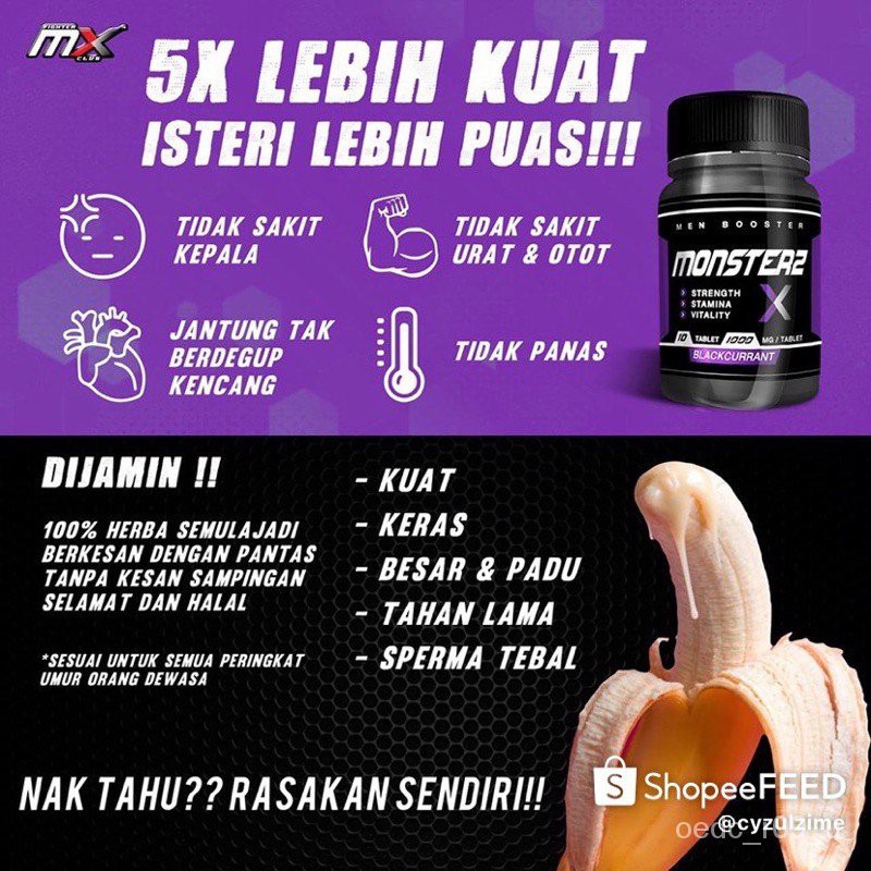 ncLd READY STOK CANDY MONSTERZ X -ORIGINAL HOLOGRAMTAHAN LAMA SERTA TAMBAH SAIZTAK SAKIT ...