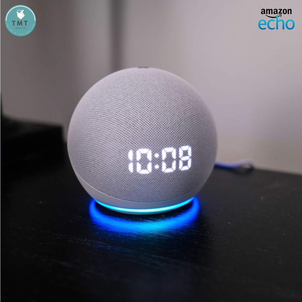 Amazon Echo Dot4 with Clock รุ่นGen4 ลำโพงอัฉริยะ พัฒนาให้มีเสียงที่ดีขึ้น ใช้งานผ่านคำสั่งเสียง ...