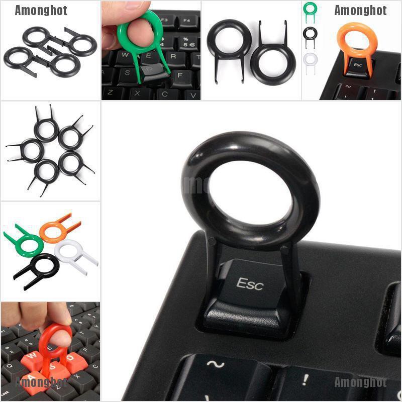 Amonghot 5Pcs Practical Plastic Mechanical Keyboard Rounded Key Cap ...