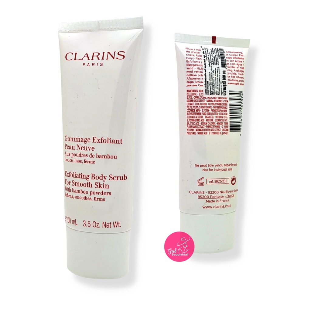 CLARINS Exfoliating Body Scrub for Smooth Skin 100mL - girlbeautymall ...