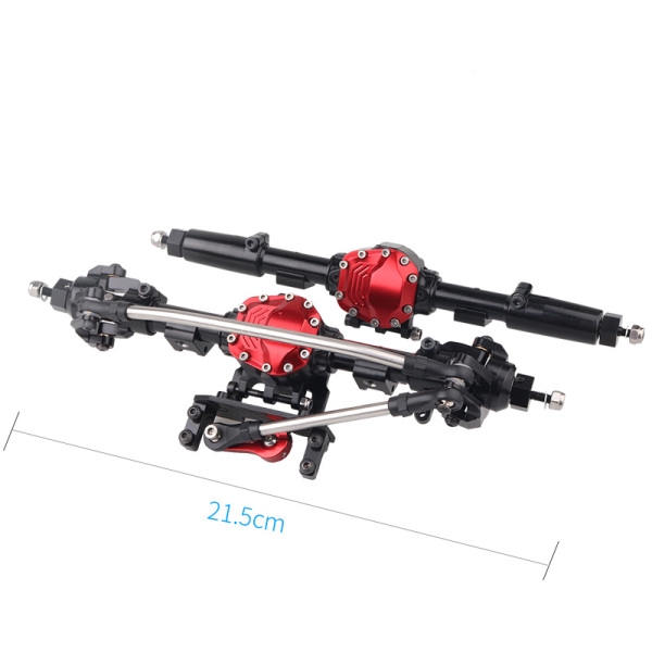 Fimonda Aluminum Alloy Front & Rear Axles สำหรับ AXIAL SCX 10 II 90046 ...