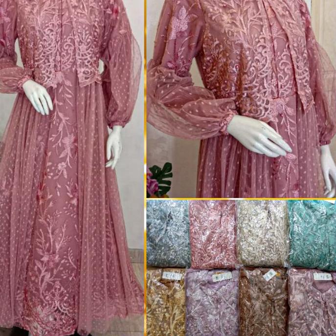 Gamis TILE ลูกโป่ง / GAMIS TUTU ลายจุดกระเบื้อง GAMIS / GAMIS / BRUKAT ...
