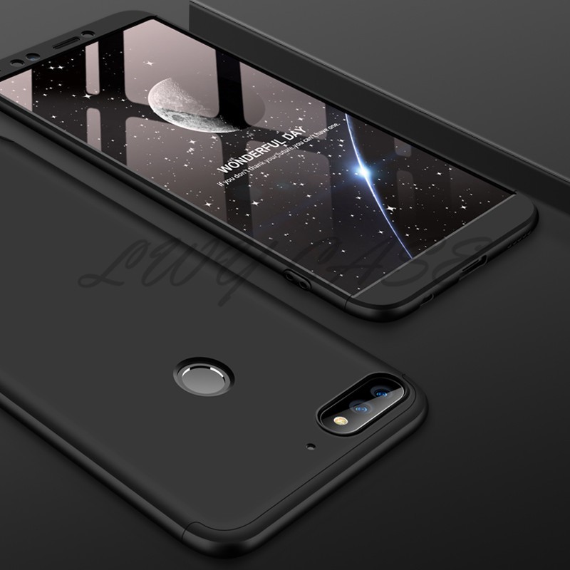 For Huawei Honor 7C Huawei Enjoy 8 360 Degree Full Protection Hard PC 3 ...