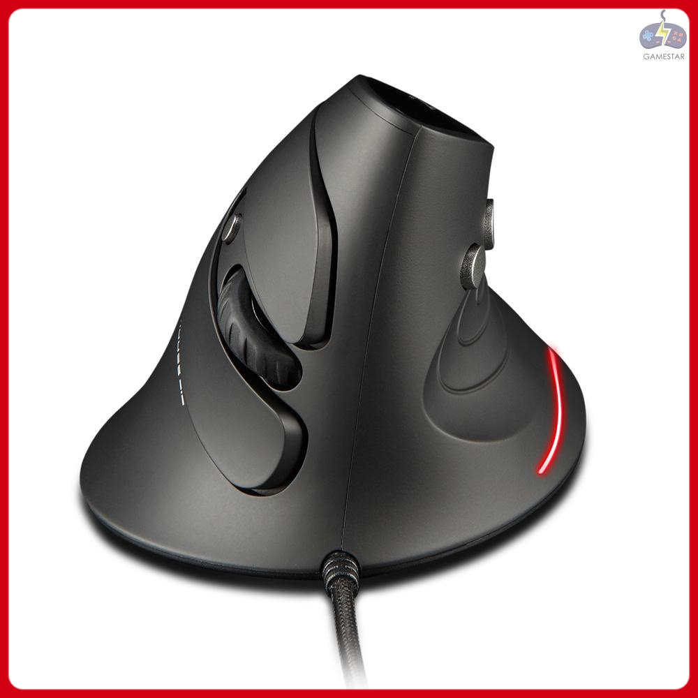 Gr ZELOTES T-30 Wired Optical Mouse Vertical Mouse USB Wired Gaming ...