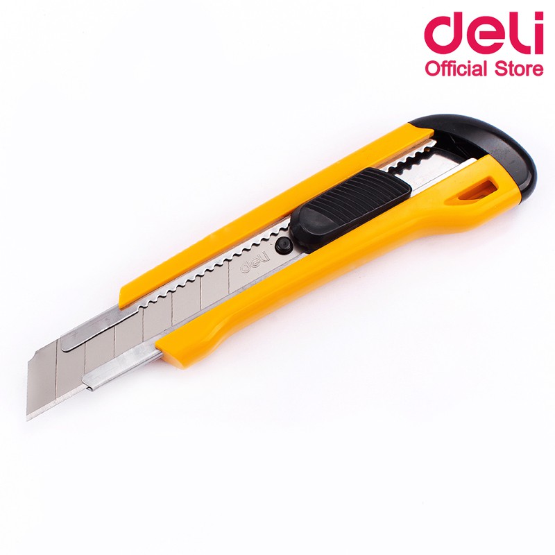 Deli 2042 Cutter คัทเตอร์ ขนาด 8 ใบมีด (แพ็ค 1 ชิ้น) คัตเตอร์ คัตเตอร์ ...