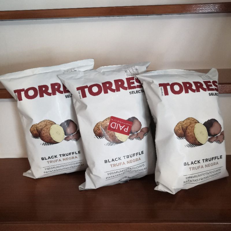 ขนมลิซ่า ทอร์เรสมันฝรั่งทอดกรอบรสเห็ดทรัฟเฟิล Torres snack 125 G ขนม ...