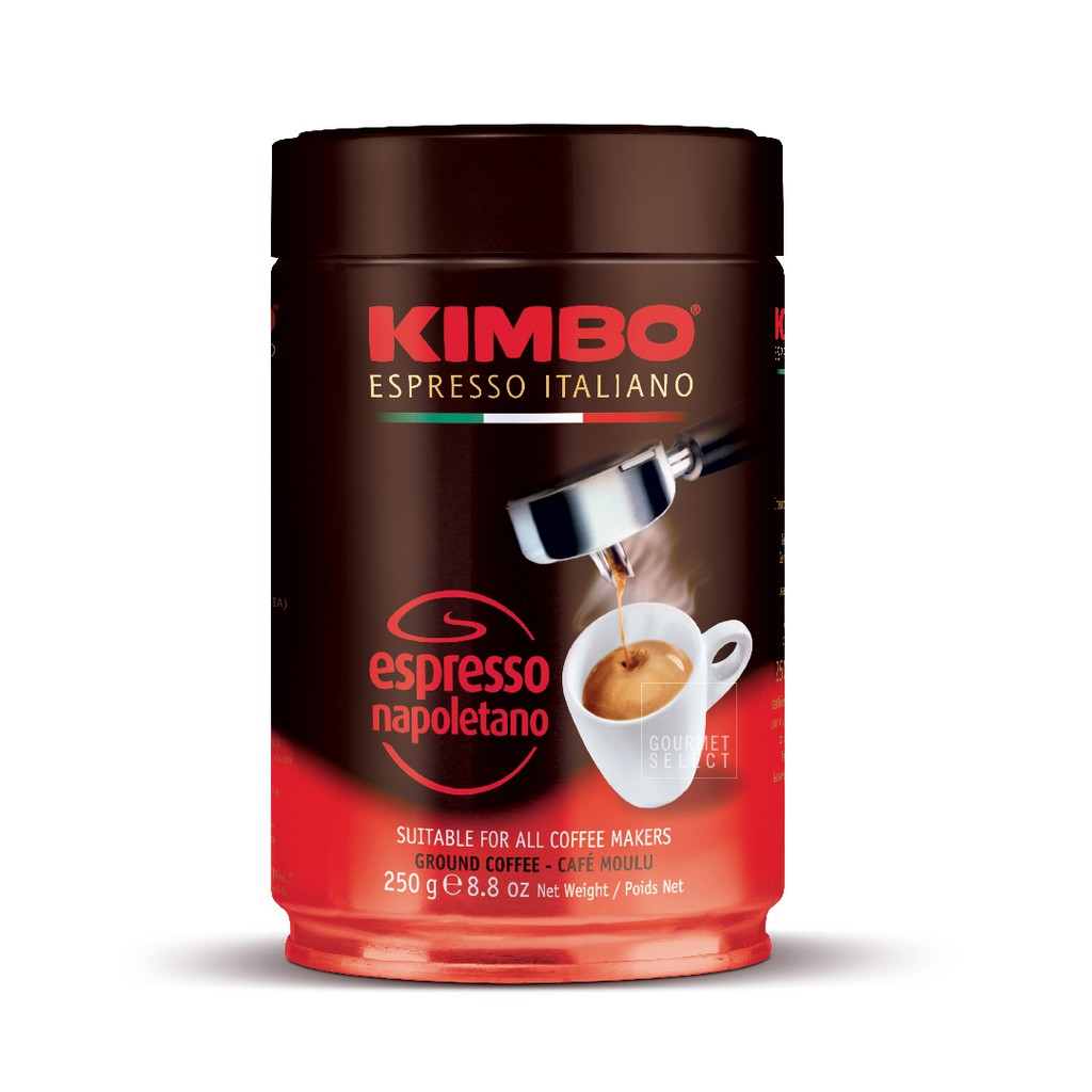 Kimbo Ground Roasted Coffee Bean Espresso Napoletano (เมล็ดกาแฟแท้คั่ว ...