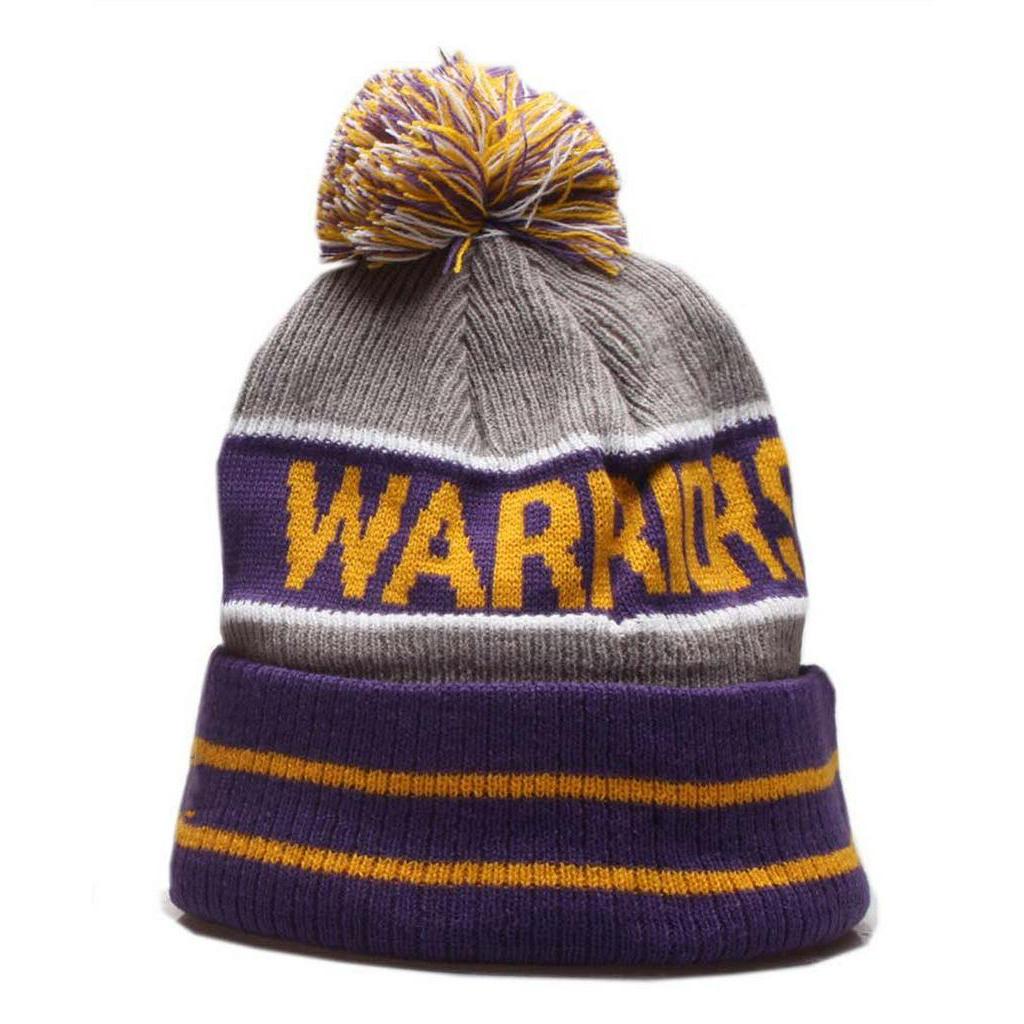Basketball team Beanie Embroidery Skiing Knitted Hats Women Men Winter ...