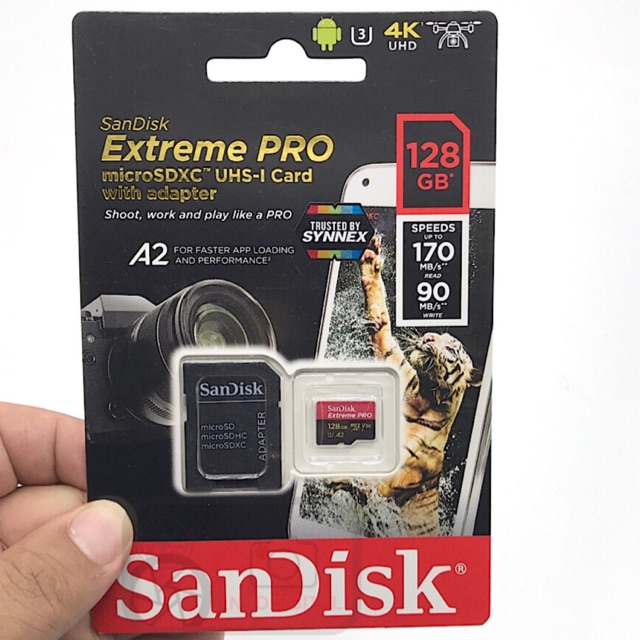 SanDisk Extreme PRO MicroSDXC UHS-I 128GB Card - neodigital - ThaiPick