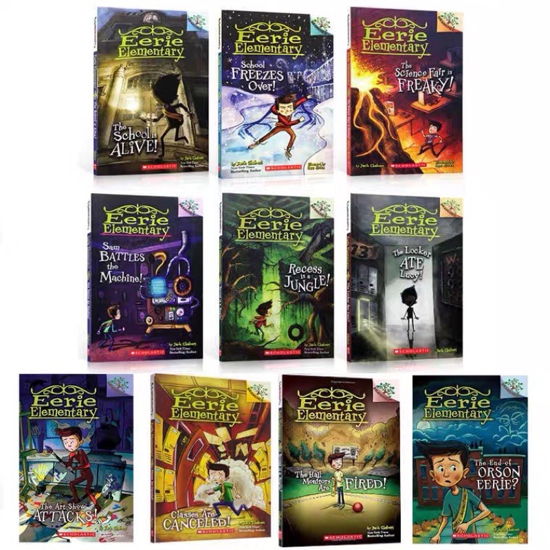 Eerie Elementary 10 books SetBy Jack Chabert - kidsbookcm - ThaiPick
