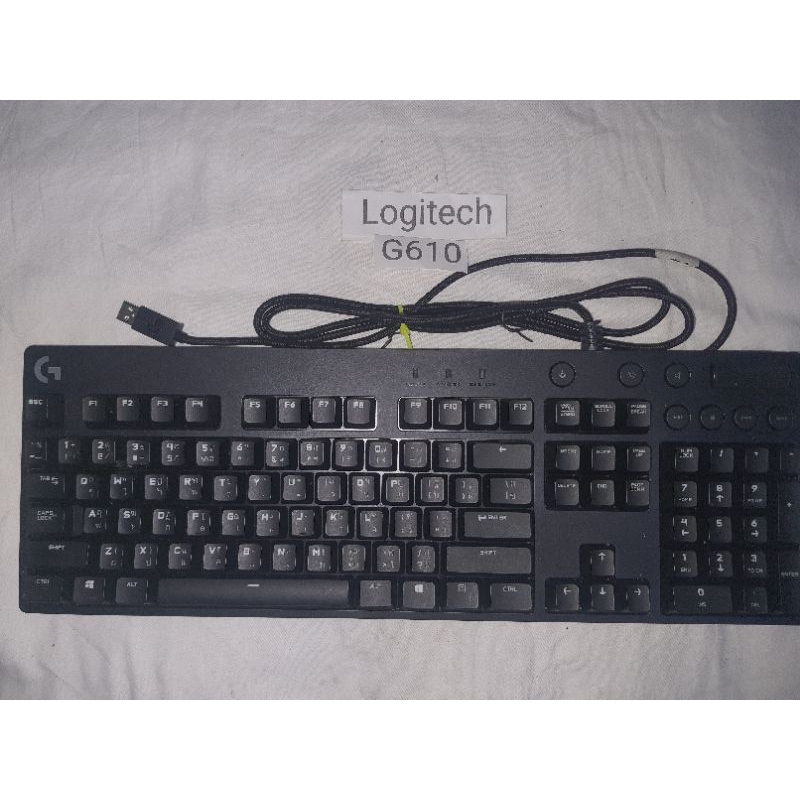 logitech g610 keyboard มือสอง สภาพเหมือนใหม่ประกัน14วัน - chanin07696 ...
