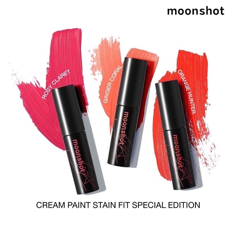ลิปMoonshot Cream Paint Stain Fit Special Edition lipstick มี3สี(ของแท้ ...