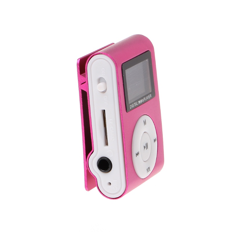 Spt Mx-801 เครื่องเล่นเพลง Mp3 หน้าจอ Lcd แบบคลิปโลหะ Micro Sd Tf Card ...