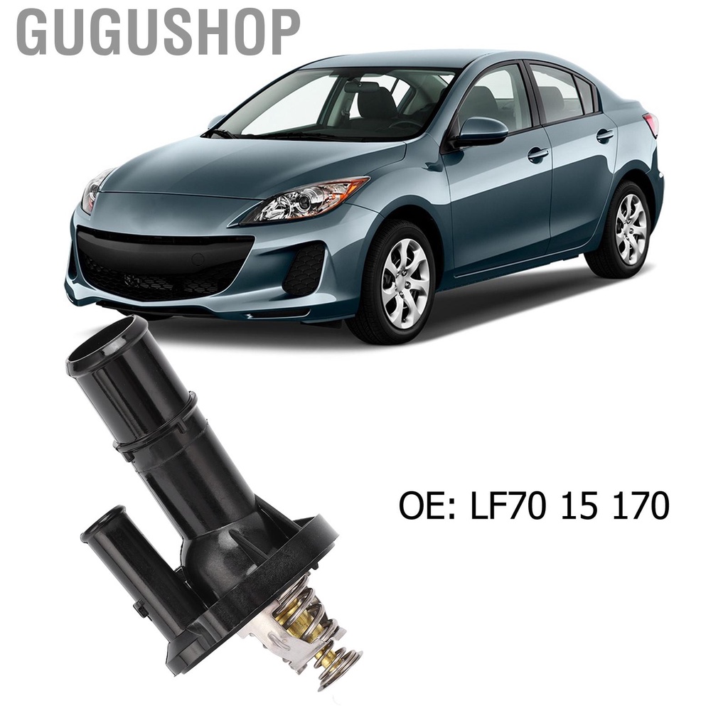 Gugushop Thermostat Housing Assembly Engine Coolant LF70 15 170 High ...