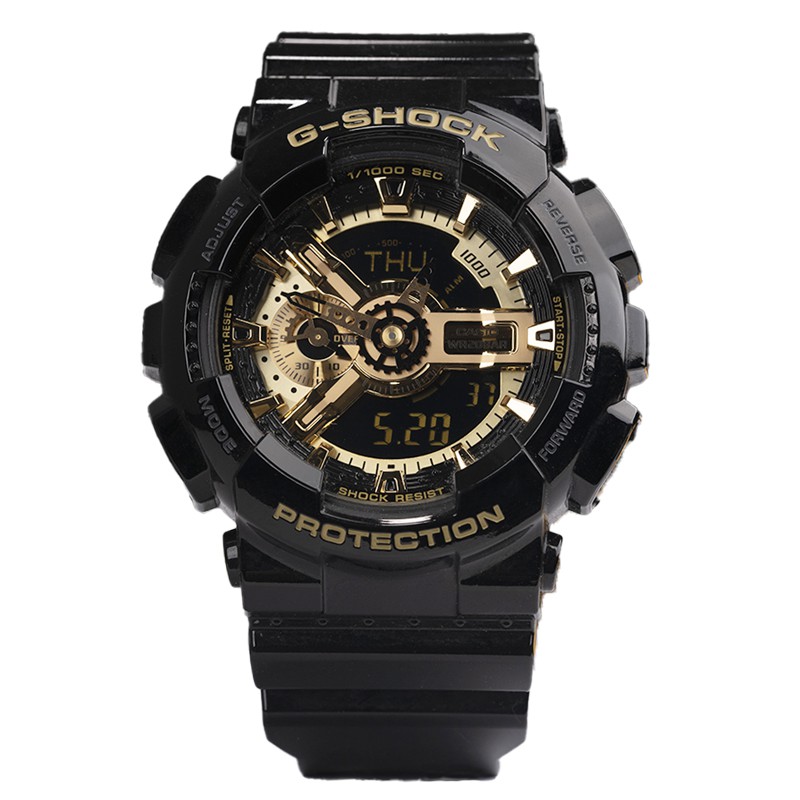 นาฬิกา Casio ตัวผู้ สีดำทอง samurai G-SHOCK กีฬากันน้ำนาฬิกาดิจิตอลของ ...