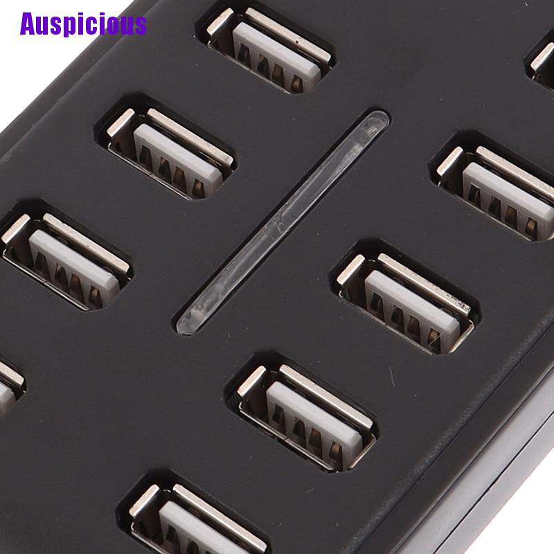 Usb 2 . 0 Hub 10 พอร์ตความเร็วสูง 480 Mbps 1 ชิ้นสําหรับ Pc Laptop ...