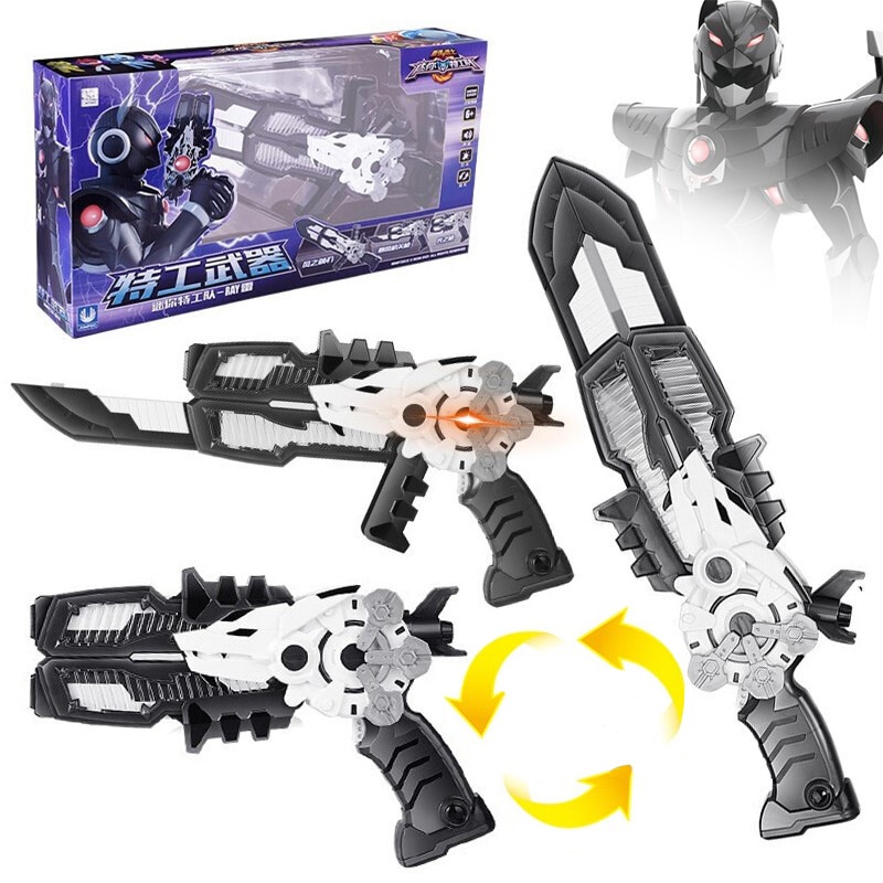 Three Mode Mini Force Transformation Sword Toys with Sound and Light ...