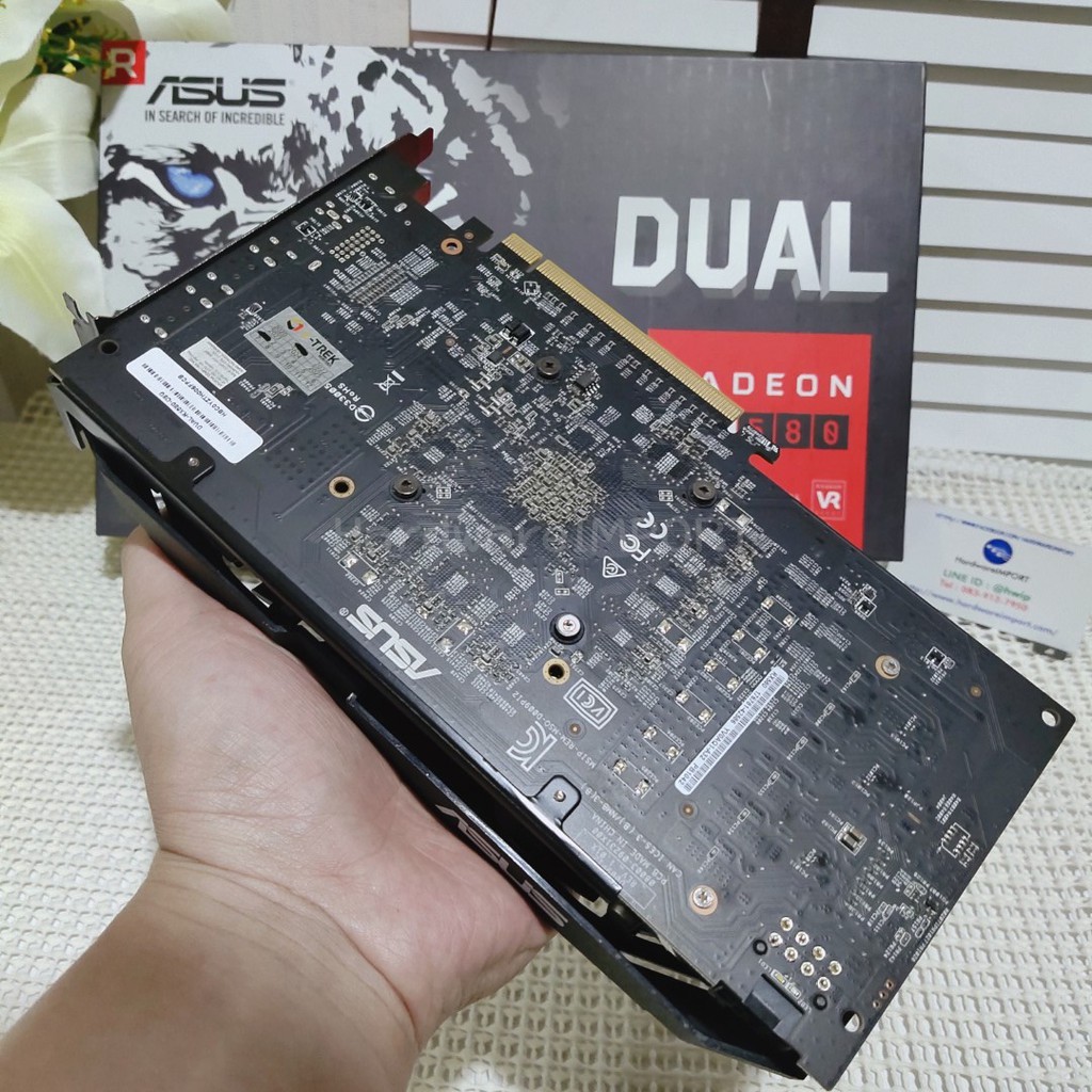 RX580 8GB ASUS DUAL การ์ดจอ เสือดำ - zarazens - ThaiPick