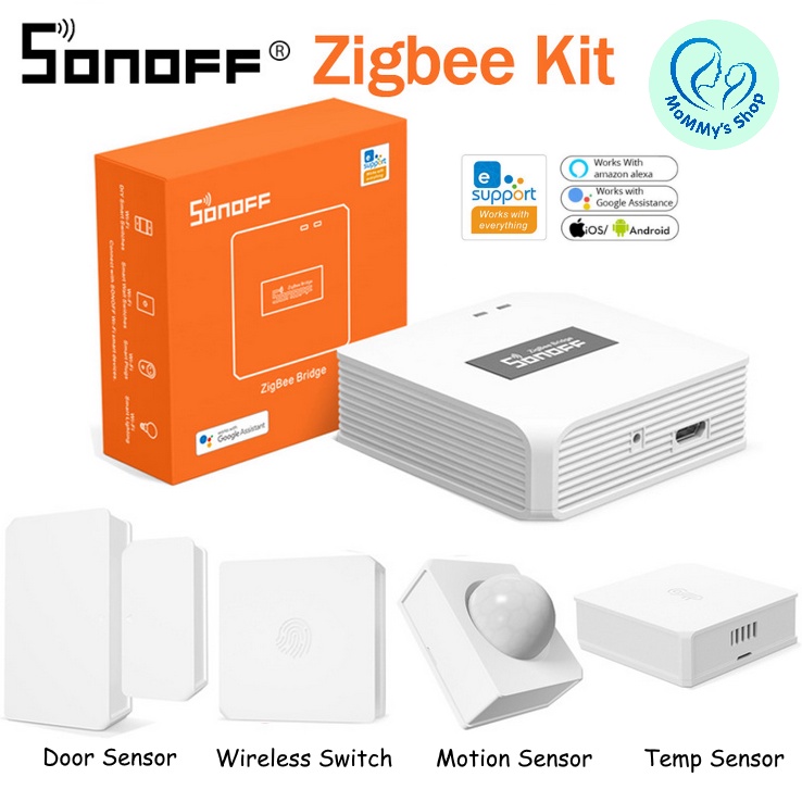Sonoff Zigbee Bridge ใช้ควบคู่กับ Zigbee Wireless Switch Zigbee Temp ...