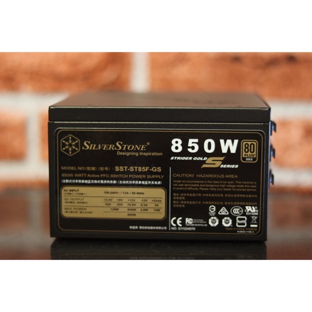 Psu SILVERSTONE 850W STRIDER (80 GOLD) - teeredcom - ThaiPick