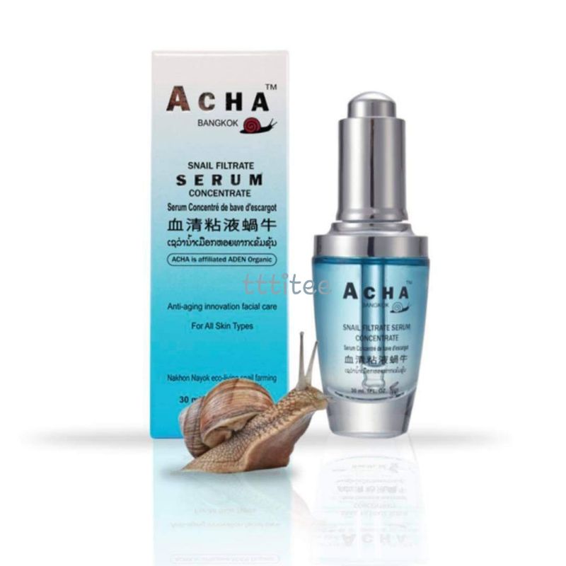 เซรั่มเมือกหอยทากอาช่า (Acha snail filtrate serum) - tttitee - ThaiPick