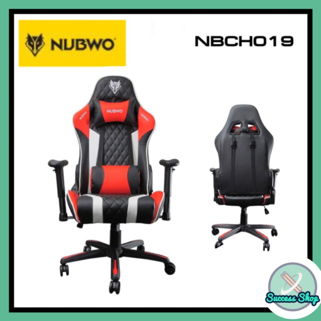 NUBWO X107 RGB Gaming Chair เก้าอี้เกมมิ่ง - สีดำสีชมพู - bf_gaming ...