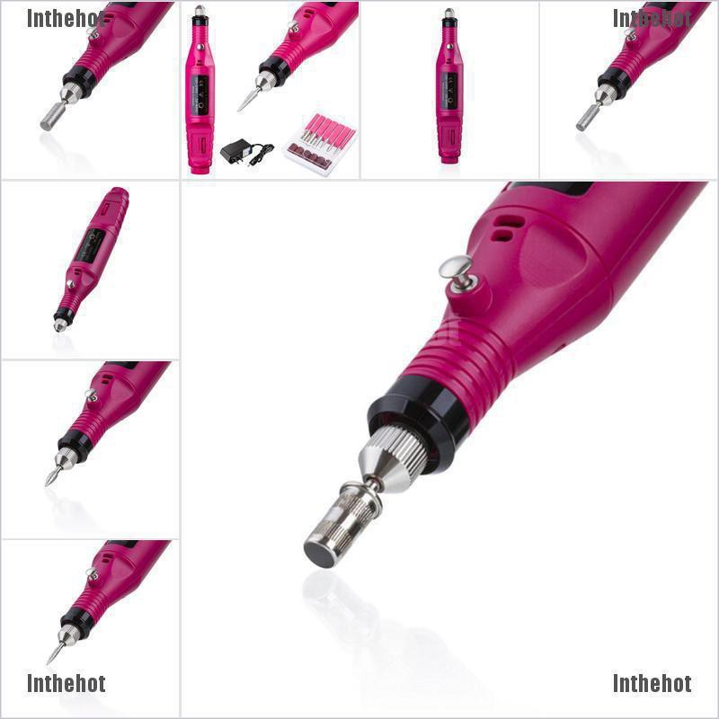 Inthehot Many Nail File Art Electric Drill File Acrylic Manicure ...