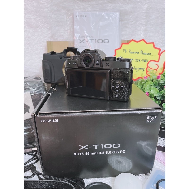 Fuji xt100 ???? สีดำ สภาพสวยใหม่มาก รหัส 6132 อุปกรณ์ครบชุด แถมฟรีสอง ...