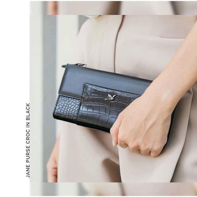 Jane purse croc in black_rainbo bag - giftwari - ThaiPick