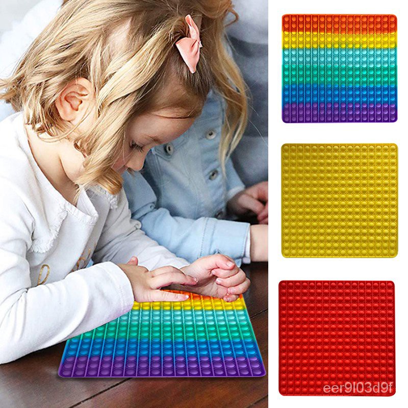 พร้อมส่งPopit Pop Fidget ของเล่น Multicolor ดันเด้ง Bubble Fidget ...