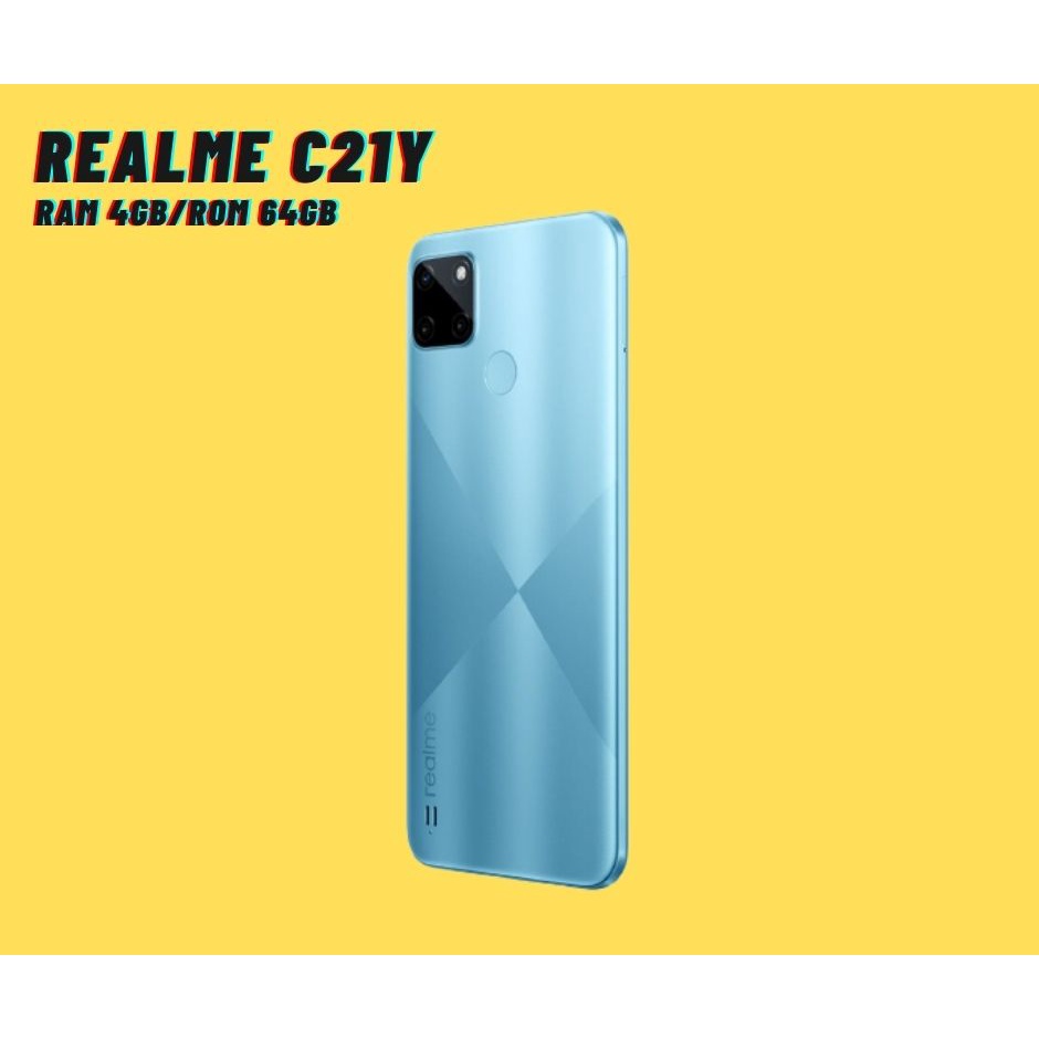 โทรศัพท์มือถือ Realme C21-Y หน้าจอ 6.5 นิ้ว Ram 4GBRom 64GB รับประกัน ...