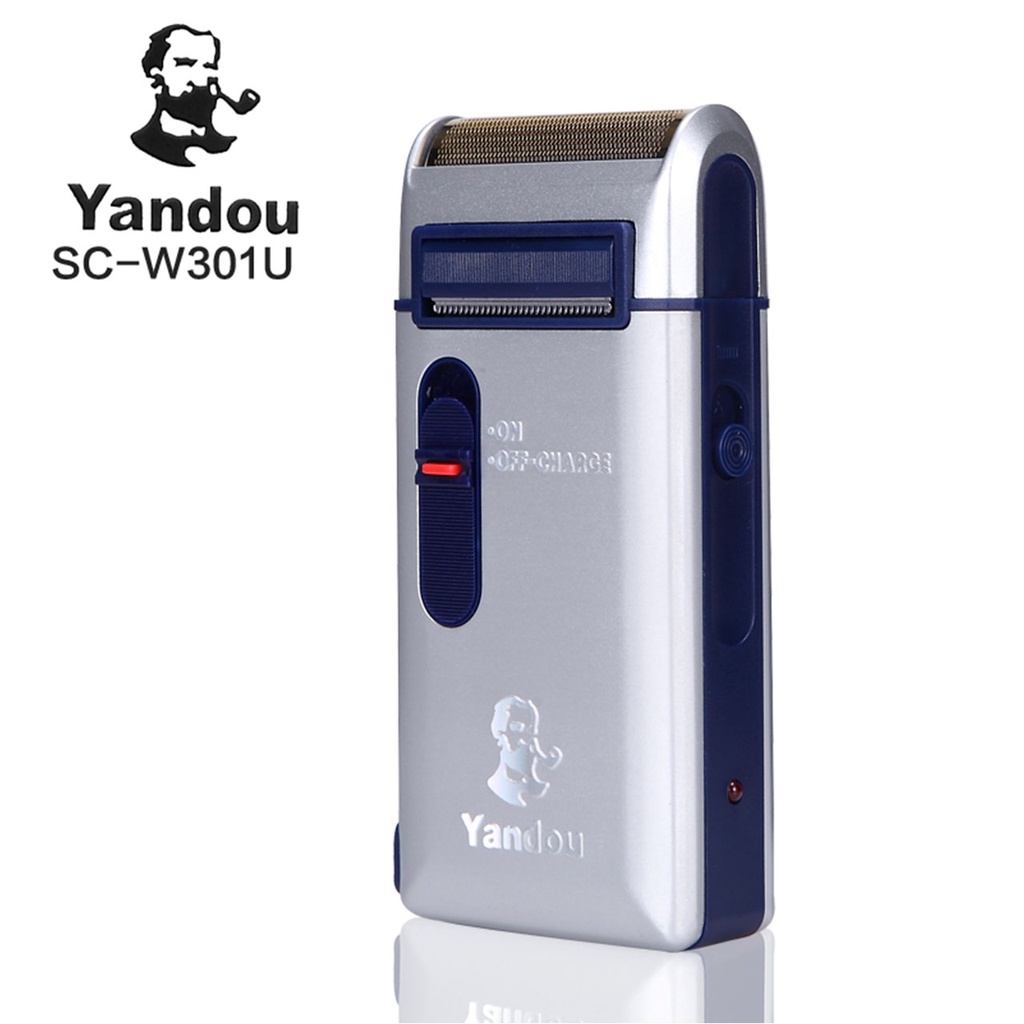 Yandou Electric shaver razor men Rechargeable Silver Rechargeable men ...