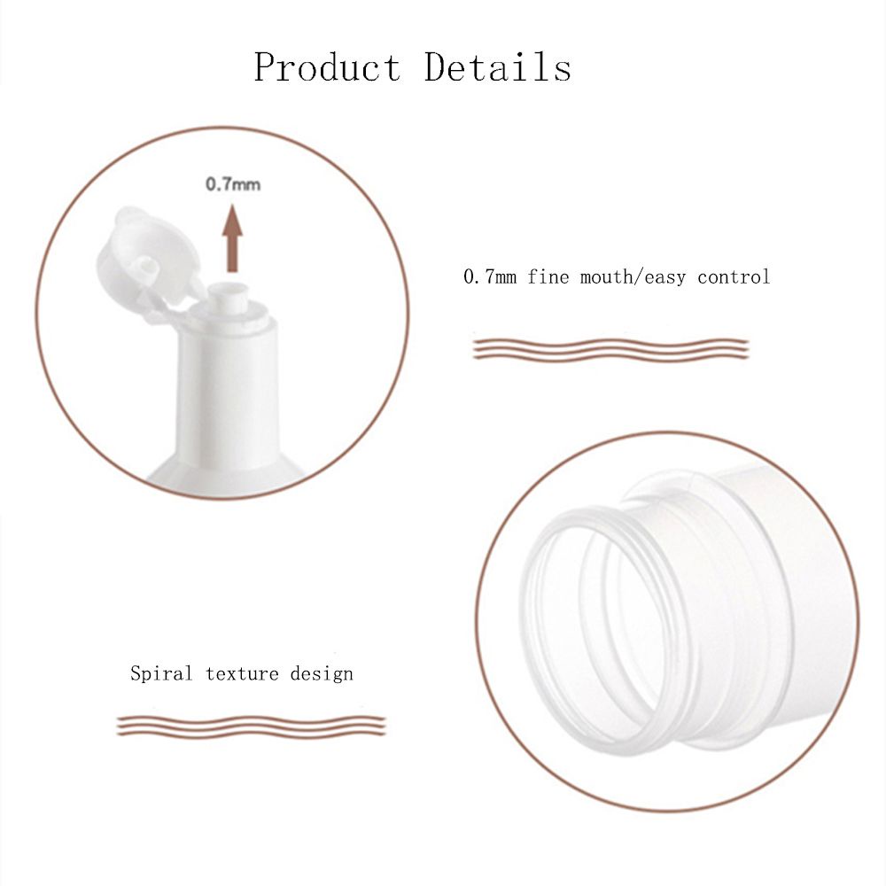 250ml Kitchen Transparent Squeeze Oil Bottles Plastic Leak-proof ...