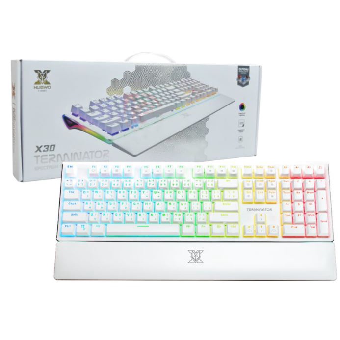 ♣ ♛NUBWO X30 TERMINATOR RGB Mechanical Gaming Keyboard ( Blue Switch ...