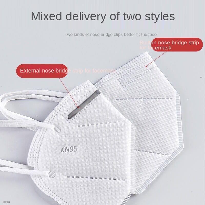 ♣kn95 face medical mask 50pcs/100pcs, 5 layer protective double-layer ...