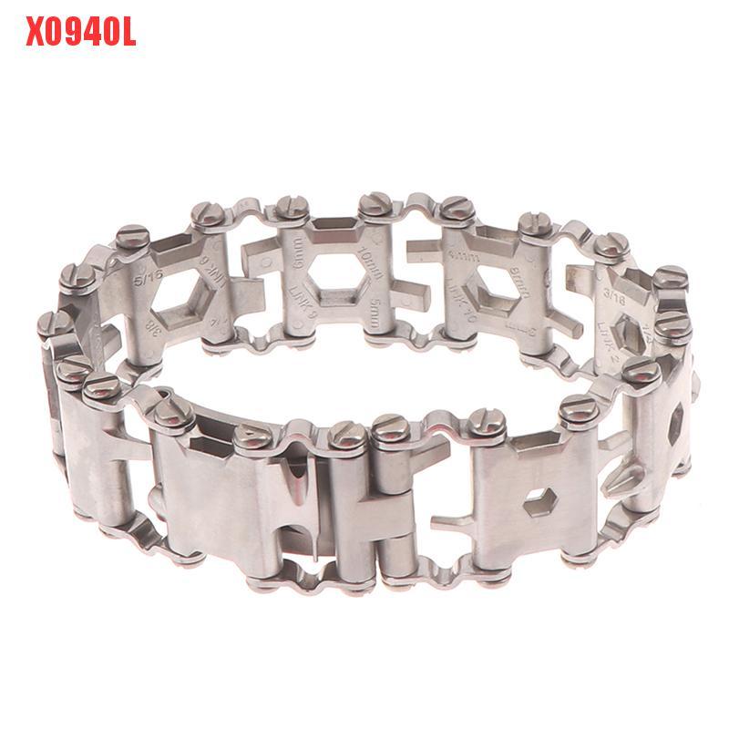 XO94OL 29 in 1 Multi Tool Bracelets Multifunction Repair Bracelet ...