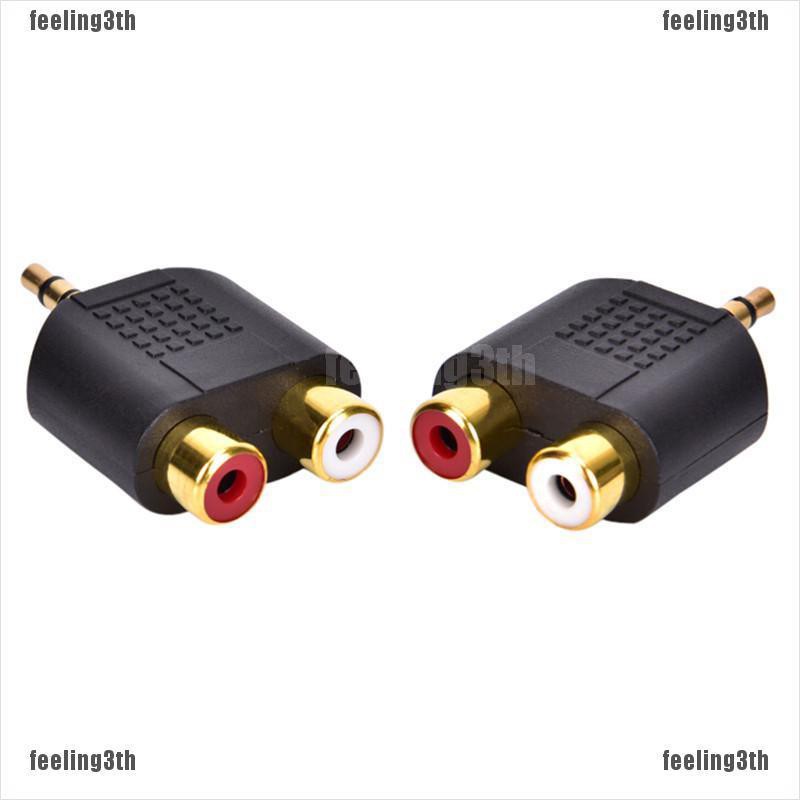 ADA 3.5 มม. Jack to 2 RCA อะแดปเตอร์ Twin Phono Y Splitter Stereo Male ...