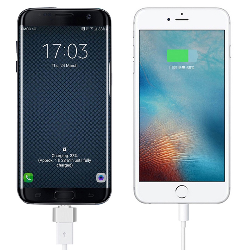 ปลั๊กแปลงData Portable OTG Converter Micro USB Male To USB 2.0 Female ...