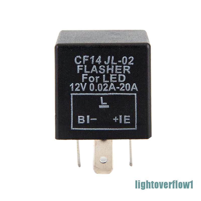 Lightoverflow1 3-Pin Cf14 Jl-02 Ep35 ไฟ Led ไฟกระพริบเลี้ยวรีเลย์ 12V ...
