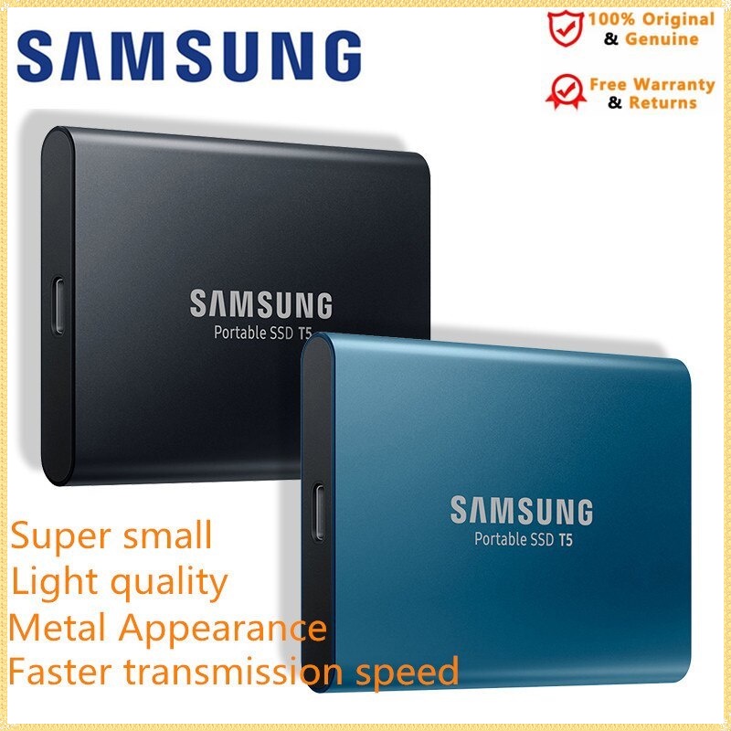 Samsung T5 Ssd Hdd 1tb 2tb Portable External Hard Drive Usb 3.1 For Desktop Computer Laptop ...
