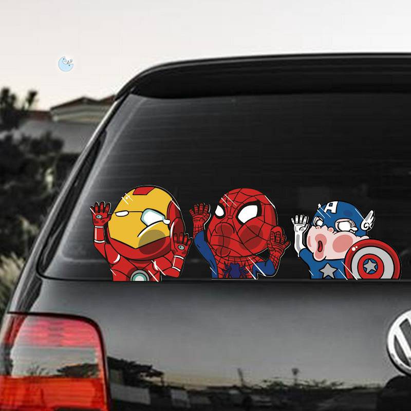 Avengers Car Motorcycle Bumper Stickers Paper Helmet Sticker Marvel ...
