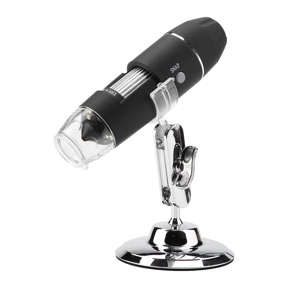 1600X 8 LED Wireless Zoom Digital Microscope Hand Held Endoscope USB ...