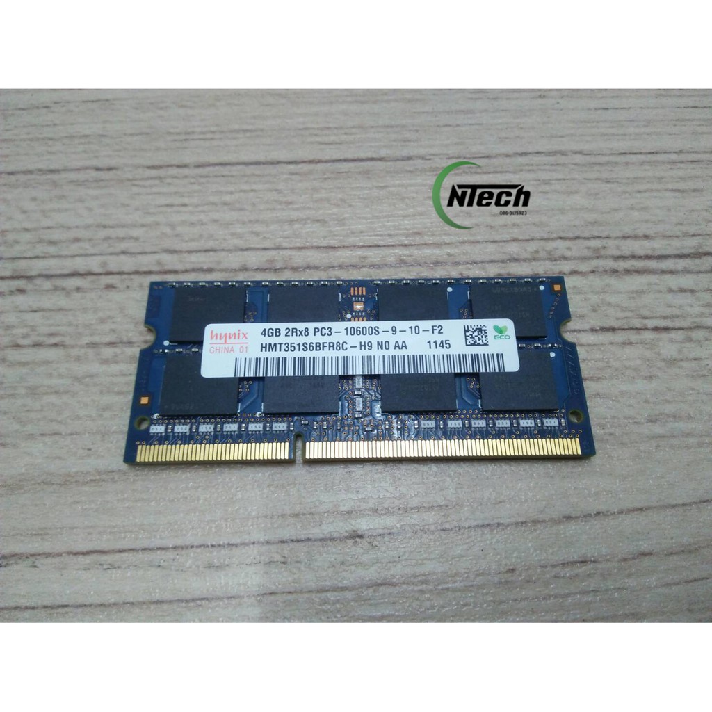 RAM แรม 4GB DDR3 บัส 1333 MHz ยี่ห้อ Hynix รุ่น HMT351S6BFR8C-H9 | Shopee Thailand