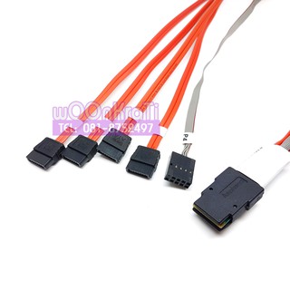 Adaptec CBL-00079-01-A-R SFF-8087 to (4) 7-pin SATA Fanout Cable with ...