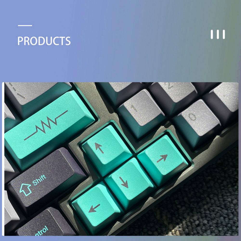 GMK-KEY electric keycap set Cherry profile PBT keycaps gk61 switch sk61 ...