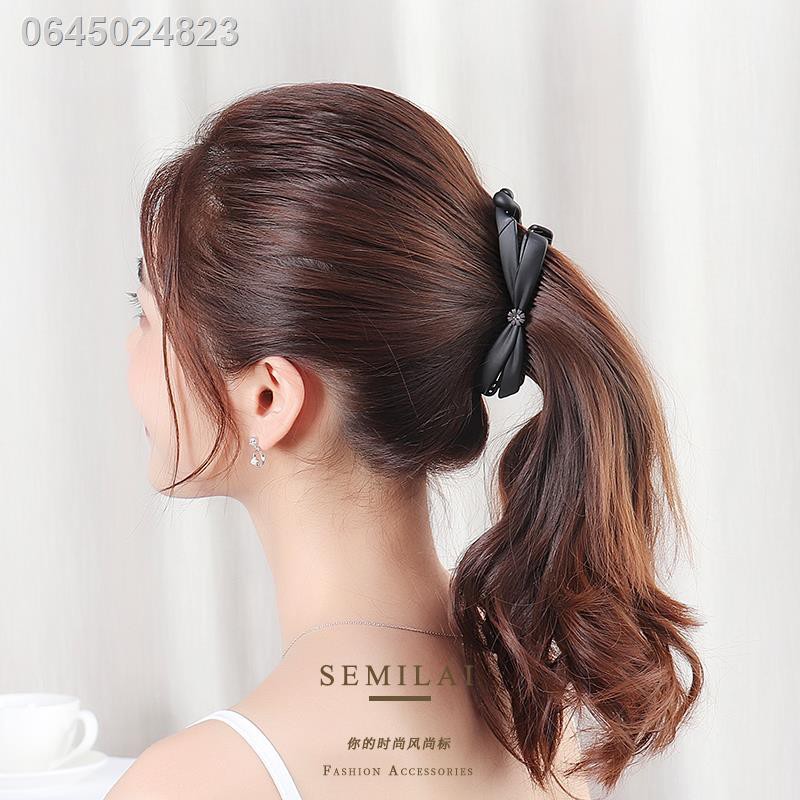 XIAOBAOBEIกิ๊บโบว์ติดผมกิ๊บโบว์เกาหลีเกาหลีง่ายโบว์กล้วยคลิปแนวตั้งคลิปหางม้ากิ๊บหลังหัวช้อน ...