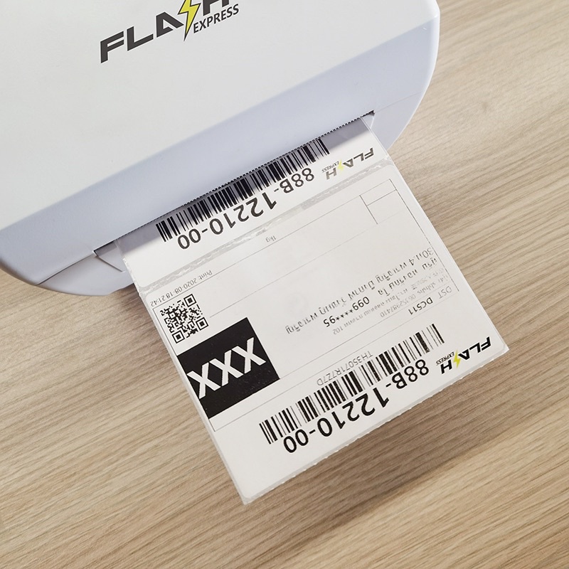 Label Flash (4000ใบ4แพ็ค) ขนาด 100x75 กระดาษลาเบลแบบสติ๊กเกอร์ Flash ...